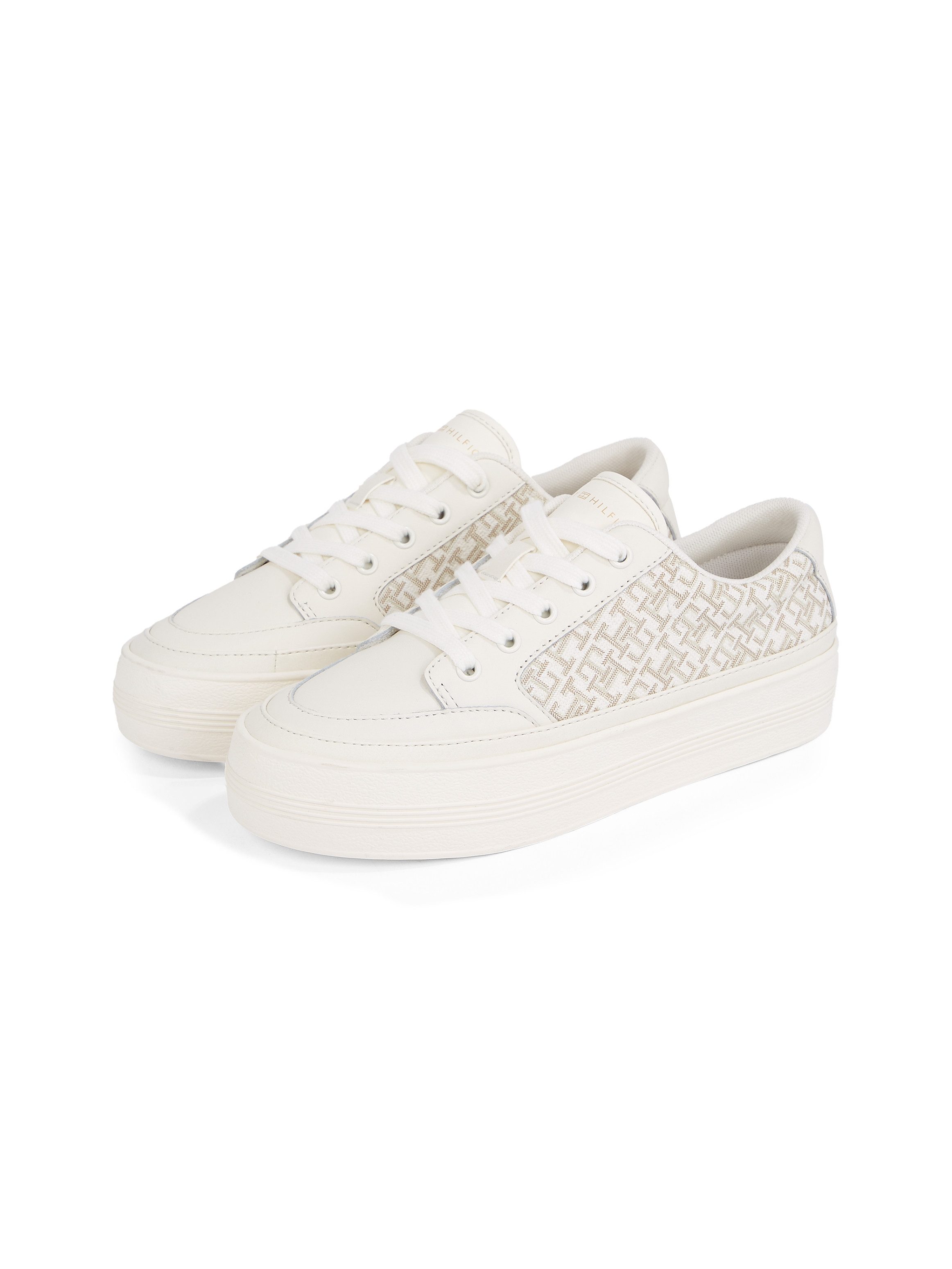Tommy Hilfiger Vulc Leather Sneaker Monogram Plateausneaker